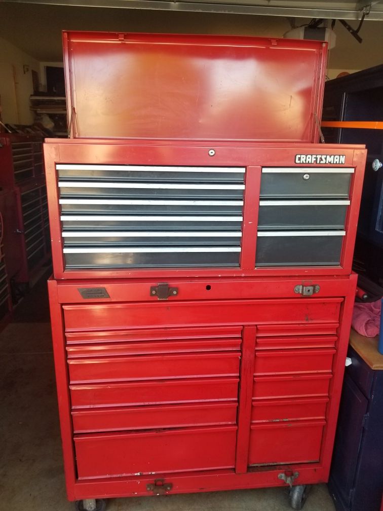 41 inch husky/craftsman tool box combo for Sale in Elk Grove, CA - OfferUp