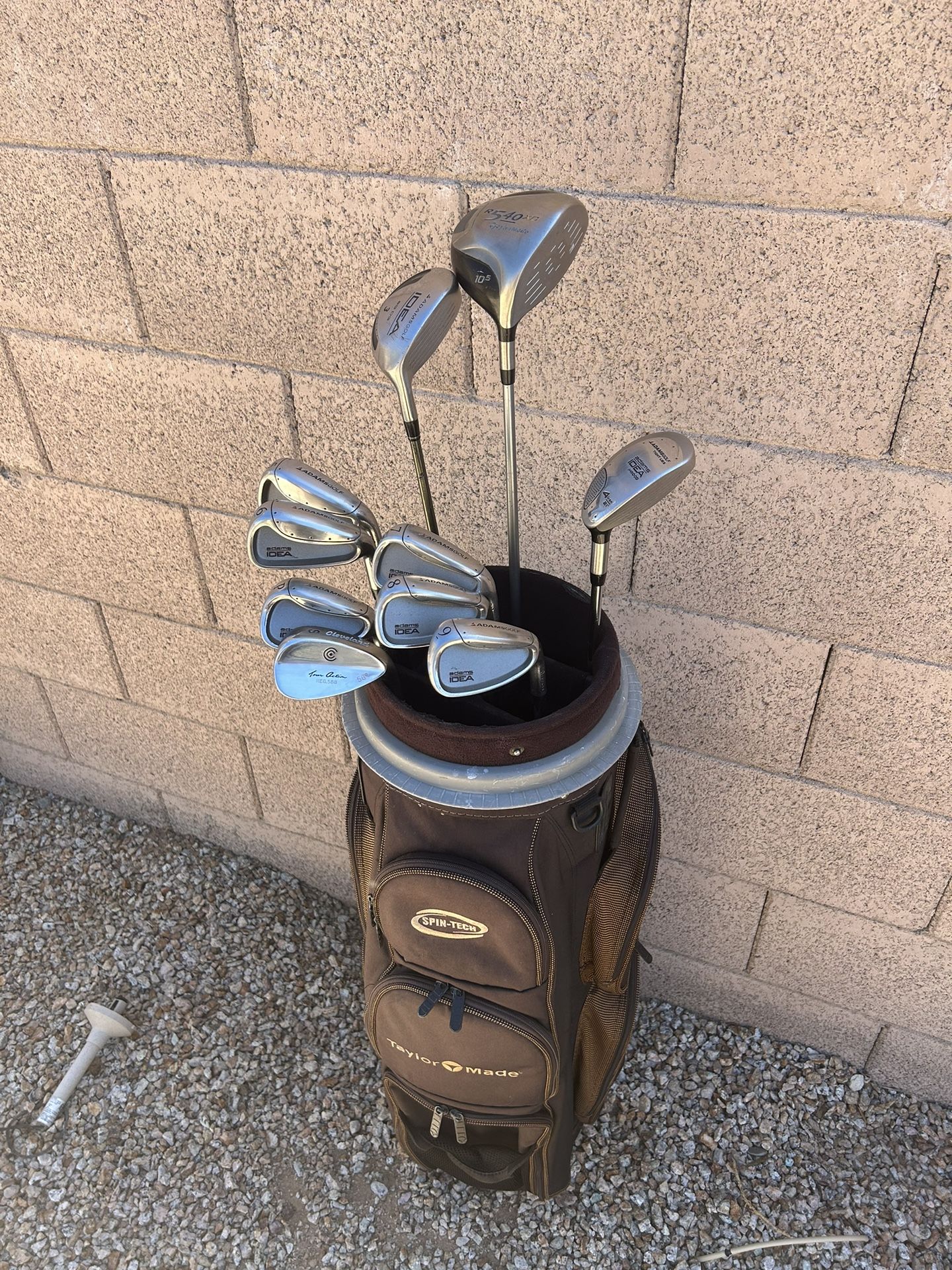 Adams Golf Clubs Set TaylorMade Driver TaylorMade Bag for Sale in Queen ...