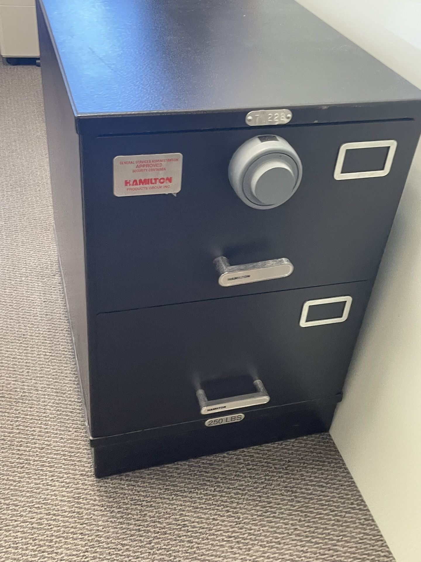 19”x28”x28” - Military grade - KABA MAS X-09 - 2-Drawer Safe for Sale ...