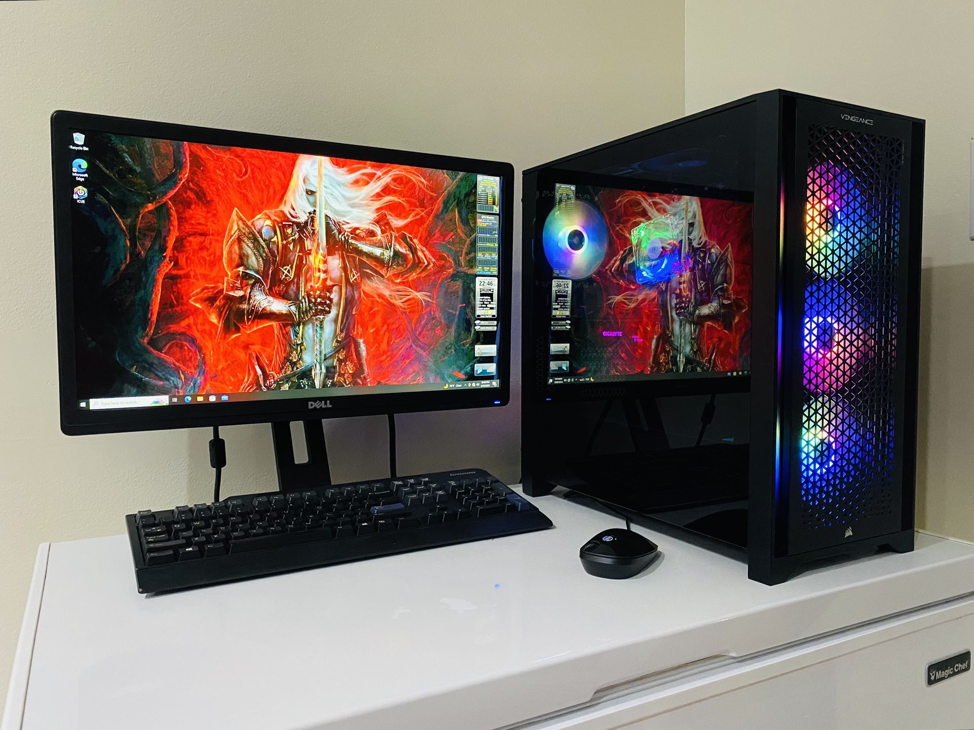 NEW DELL Gaming PC. 4 Core I5 @3,2GHz. GPU RX 570 4G. 256G M2 NVme. 3TB ...