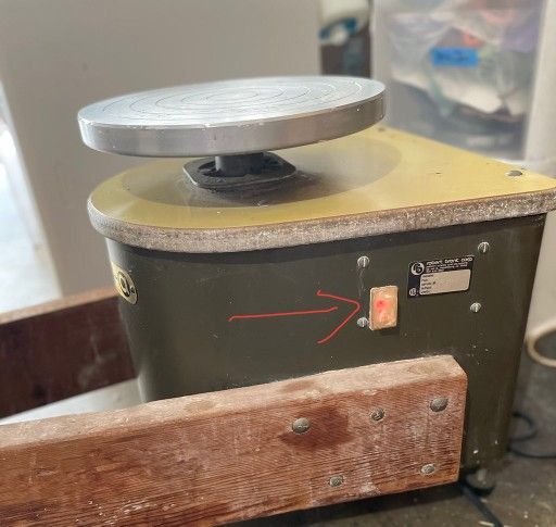 VIntage Brent Model A Pottery Wheel with 1/3 HP Foot Pedal & Wheel ...