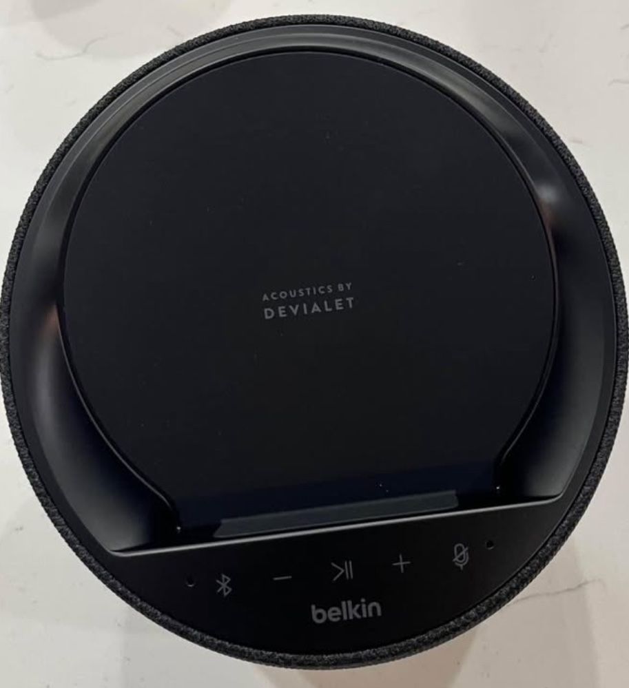 Belkin SoundForm Elite Smart Speaker + Wireless Charger - Google ...