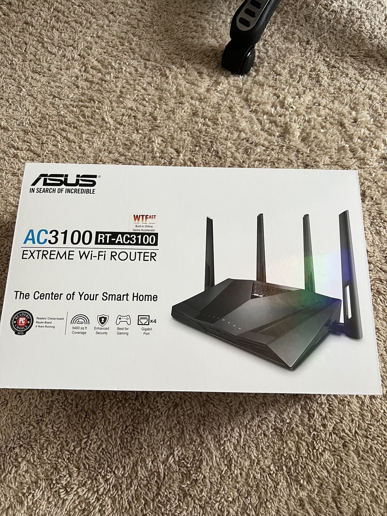 ASUS RT-AC3100 extreme wifi router, Black for Sale in Redmond, WA - OfferUp