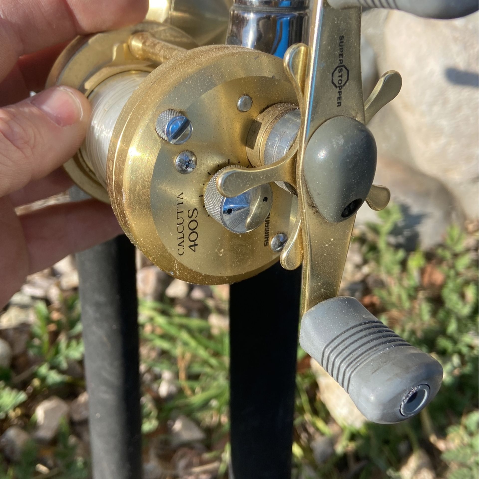 Two Shimano Calcutta 400s With Ugly Stik Rod Combos for Sale in Fontana ...