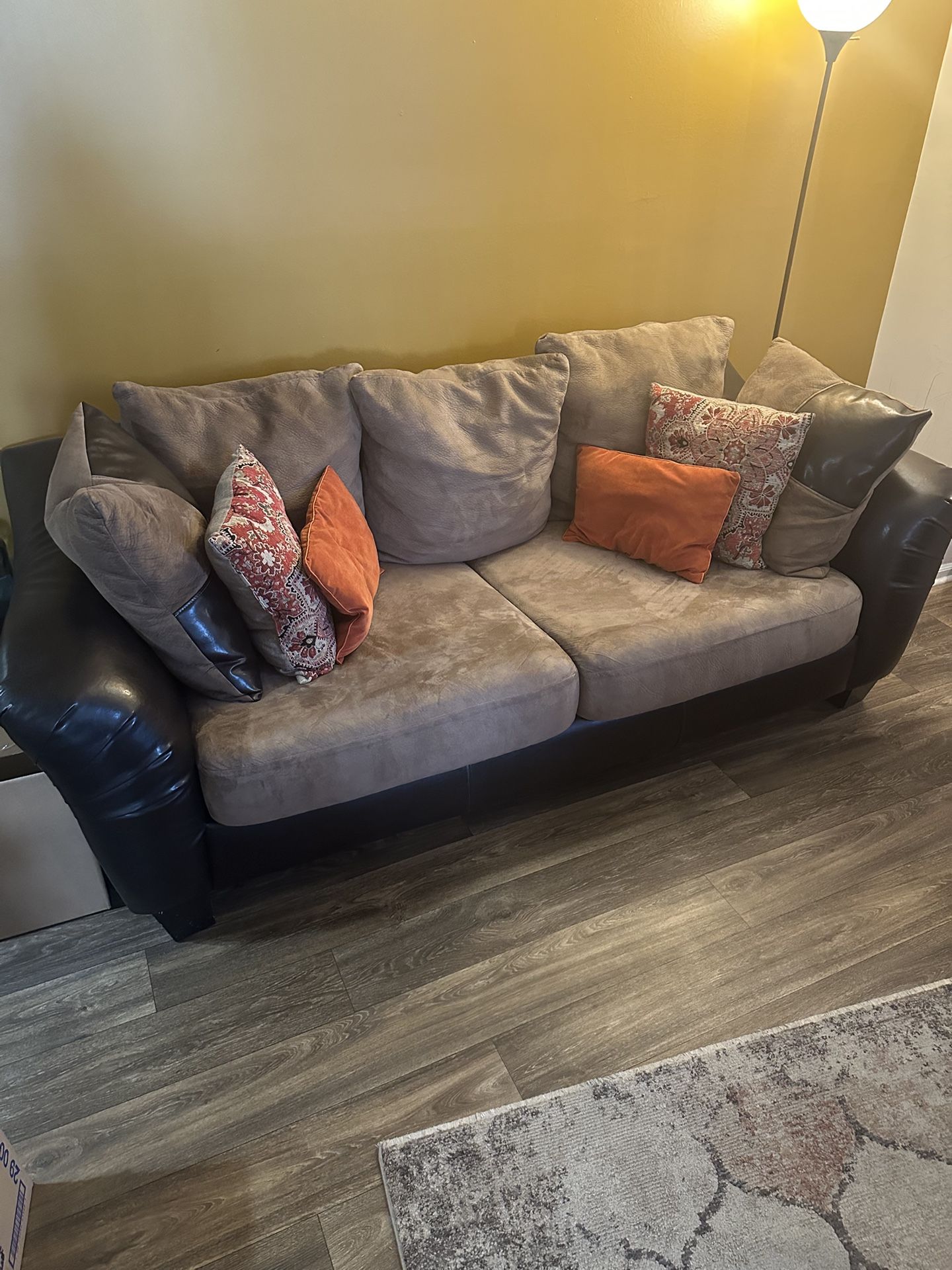 Suede Couch for Sale in Douglasville, GA - OfferUp