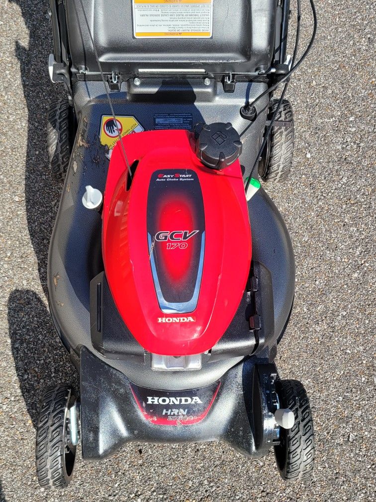 21 in. 3-in-1 Variable Speed Gas Walk Behind Self Propelled Lawn Mower ...