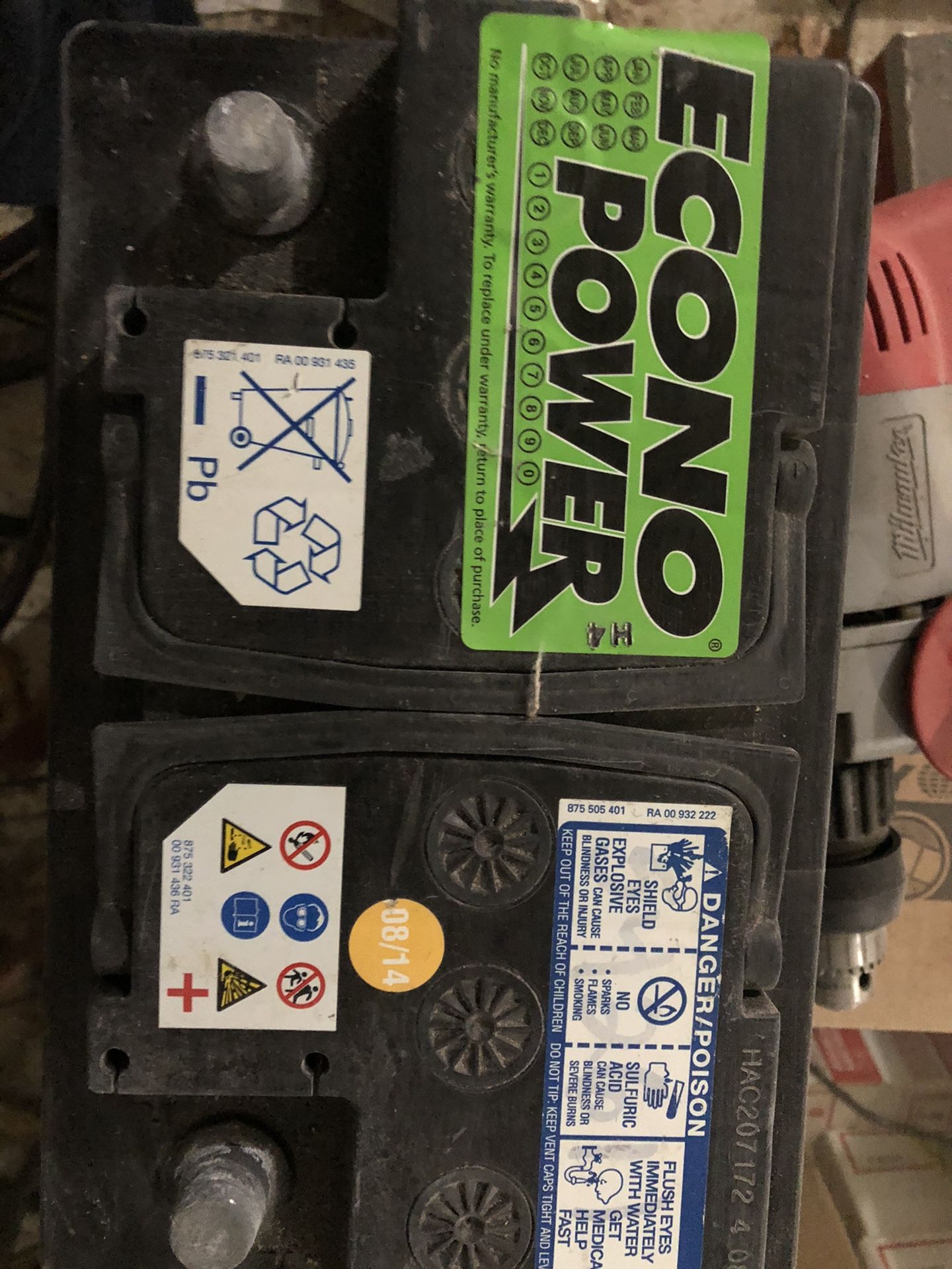 Used Econo power car battery for Sale in Blackwood, NJ - OfferUp