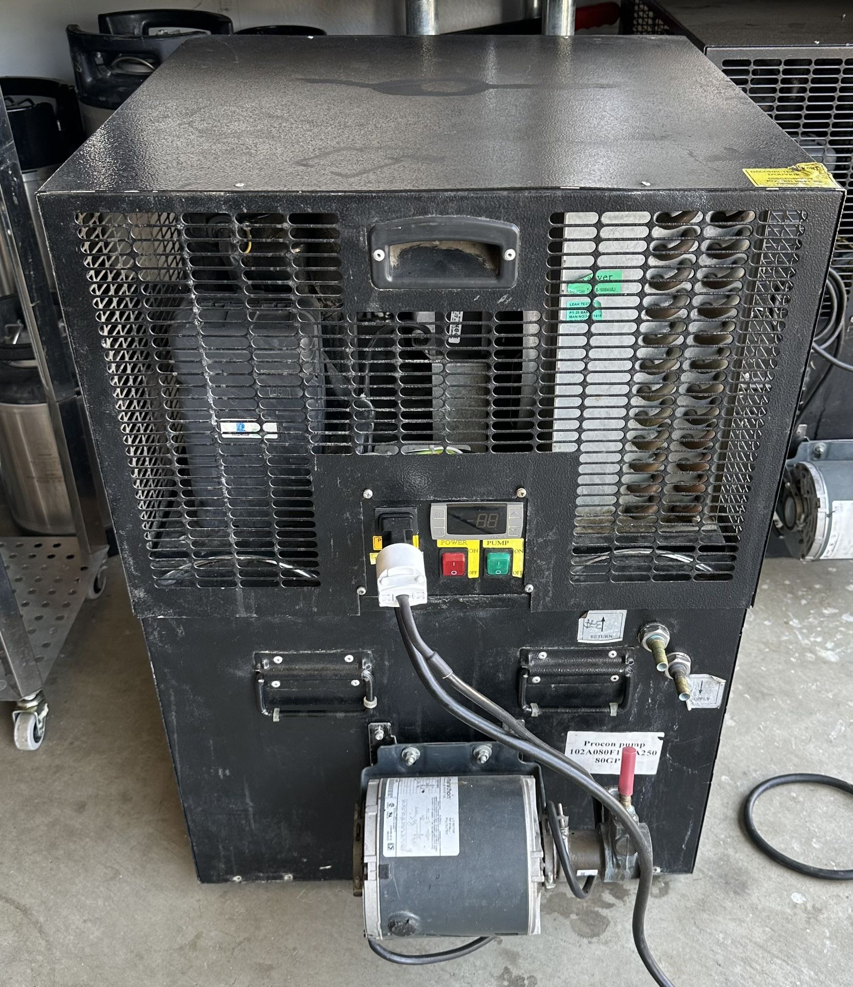 UBC Extra 3/4hp Glycol Nano Chiller Brewing Beer Wine Pub Bar Beer ...