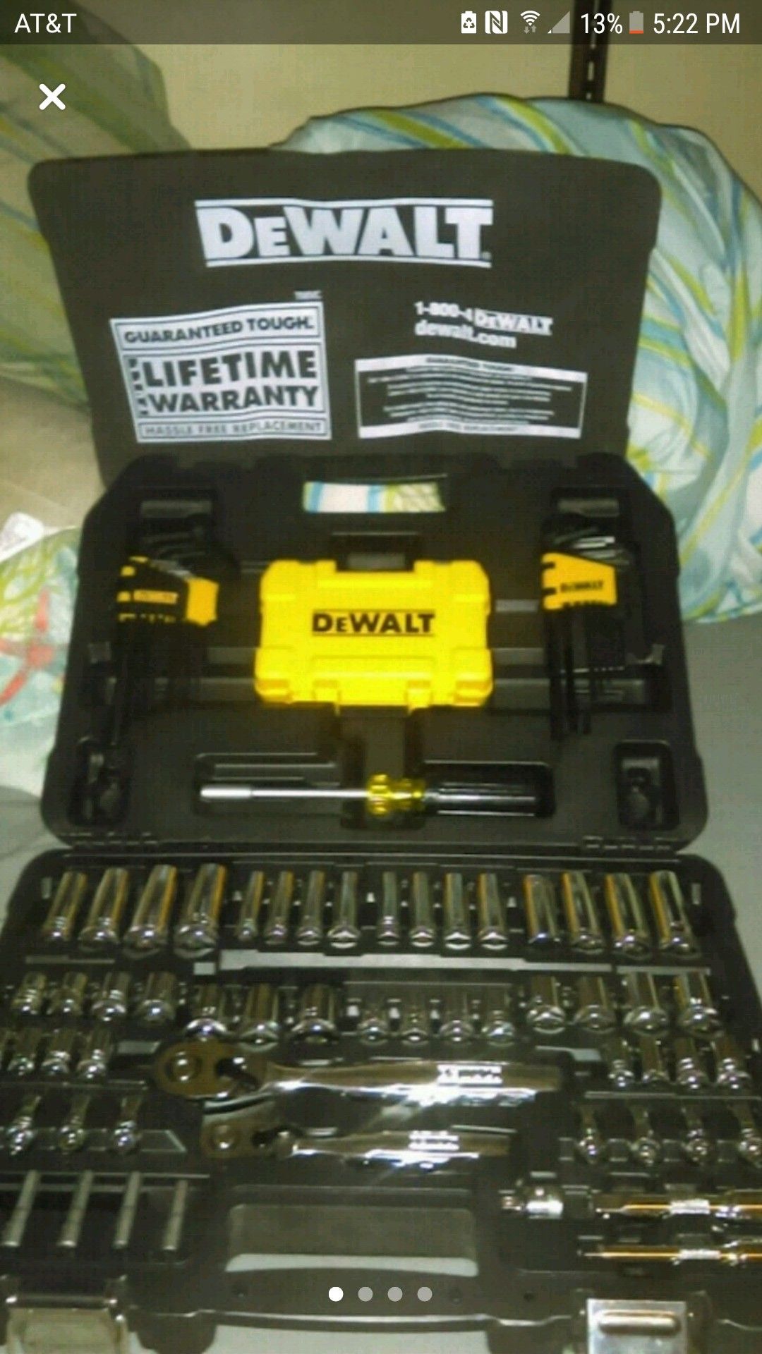 DEWALT Mech Tool Kit, 108 Piece Set, with PTA Case for Sale in Fremont ...