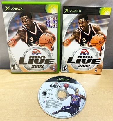 Original Classic XBOX NBA Live 2002 Basketball Video Game for Sale in ...