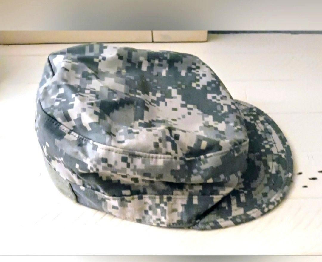 US Army Digital Camouflage ACU Genuine Military Issue GI Patrol Cap Hat ...