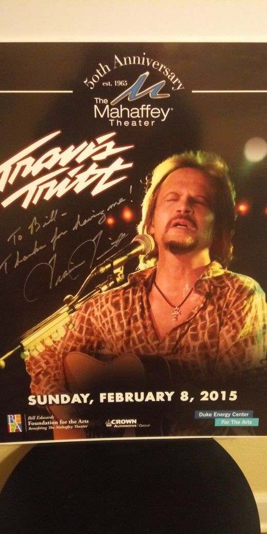 TRAVIS TRITT Autographed Concert Poster for Sale in Tampa, FL - OfferUp