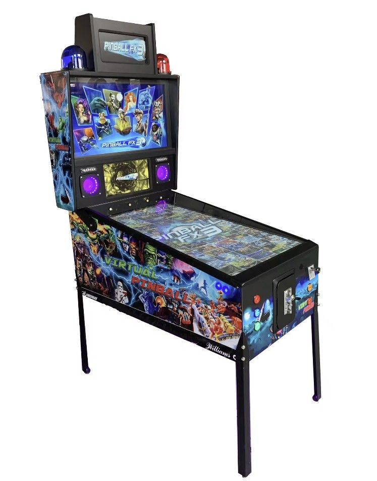 4K 49'' Screen Virtual digital Pinball game machine with force feedback ...