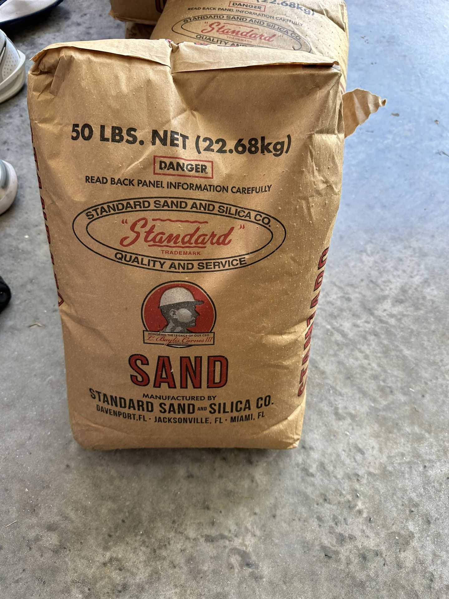15 Bags of Premium Standard Sand for Sale - 50 lbs Each for Sale in ...