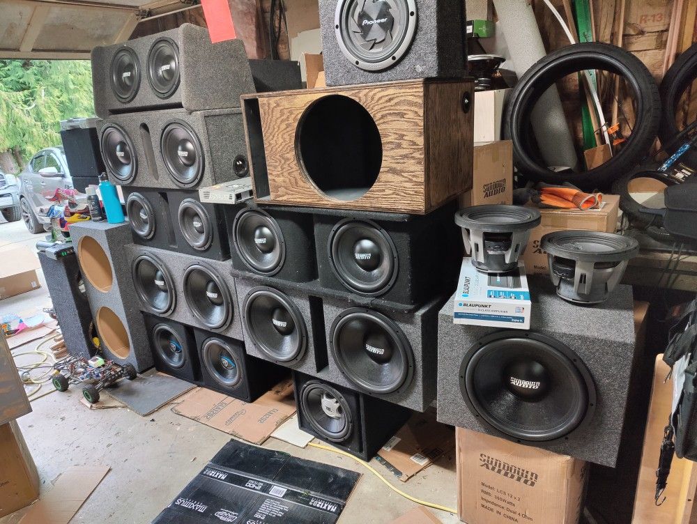 Lots Of Subs 10s 12s 15s With Amps for Sale in Bonney Lake, WA - OfferUp