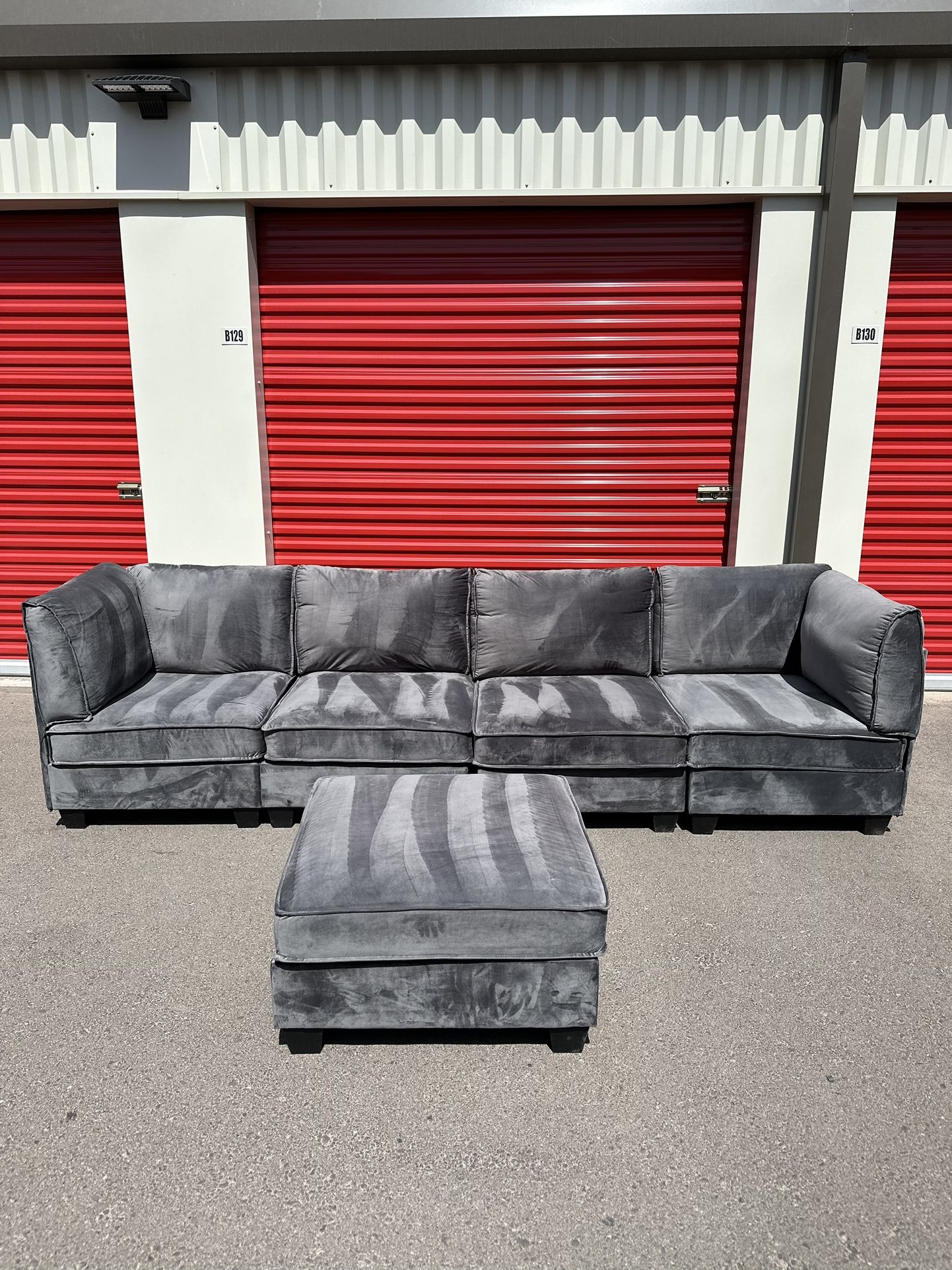 Gray Modular Sectional - FREE DELIVERY for Sale in Tolleson, AZ - OfferUp