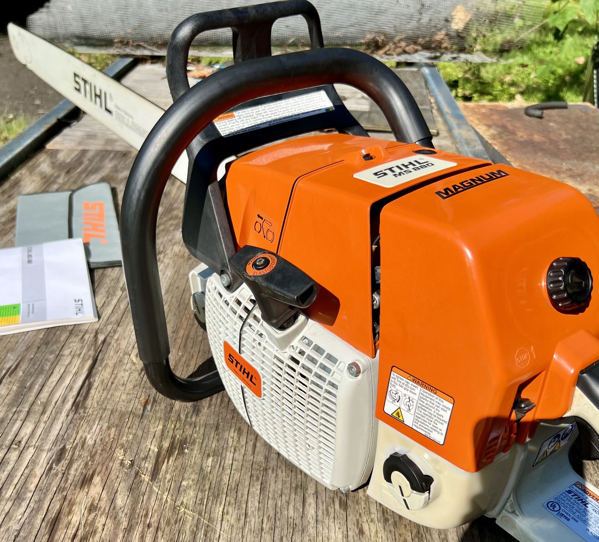 Mint Condition Stihl MS 880 Magnum Chainsaw W/ 41” Bar & 3 Chains for ...