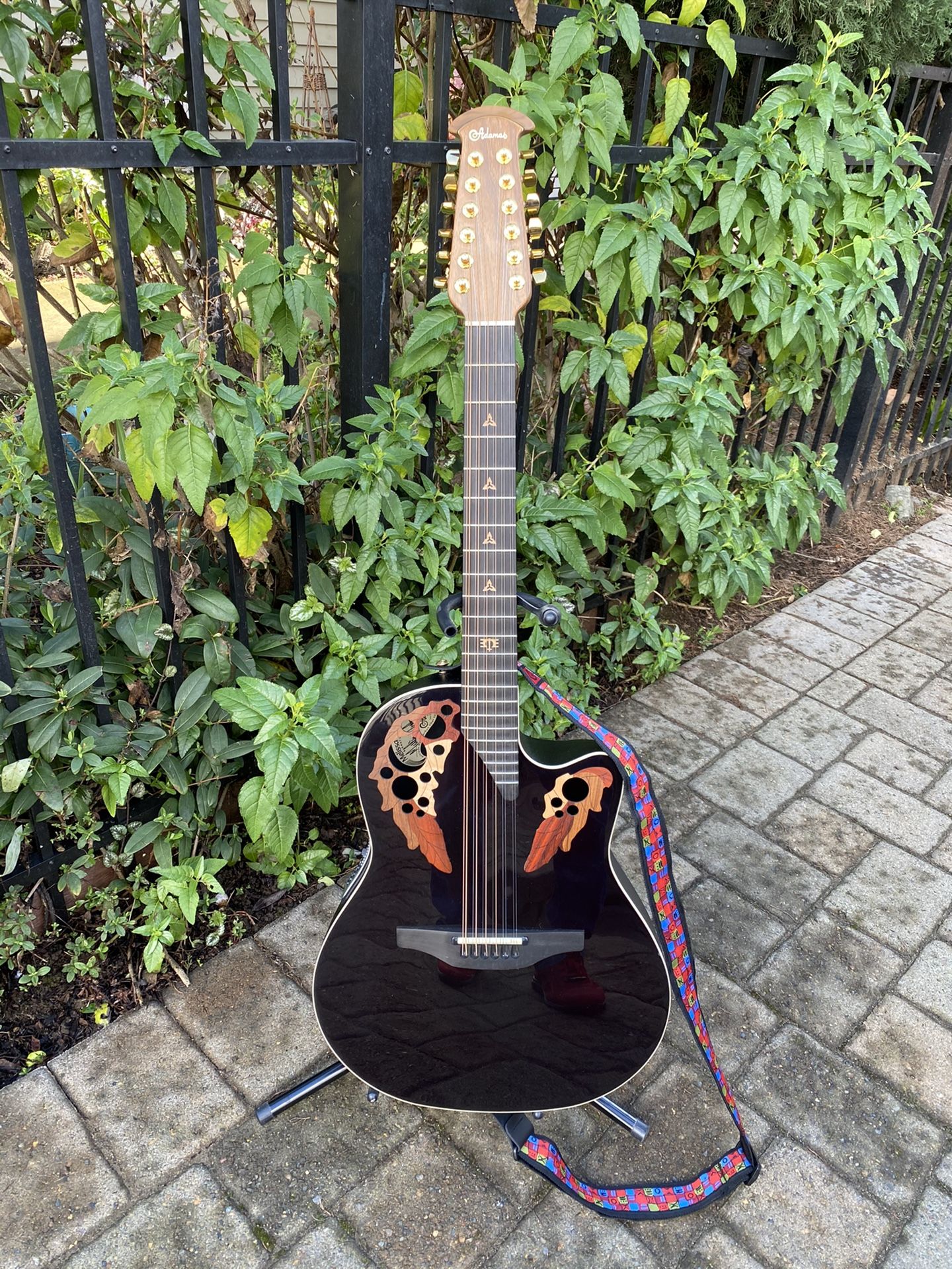 Melissa Etheridge autographed,12-string ovation, inlay guitar for Sale ...