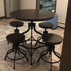 Odium counter height dining table and bar stools store