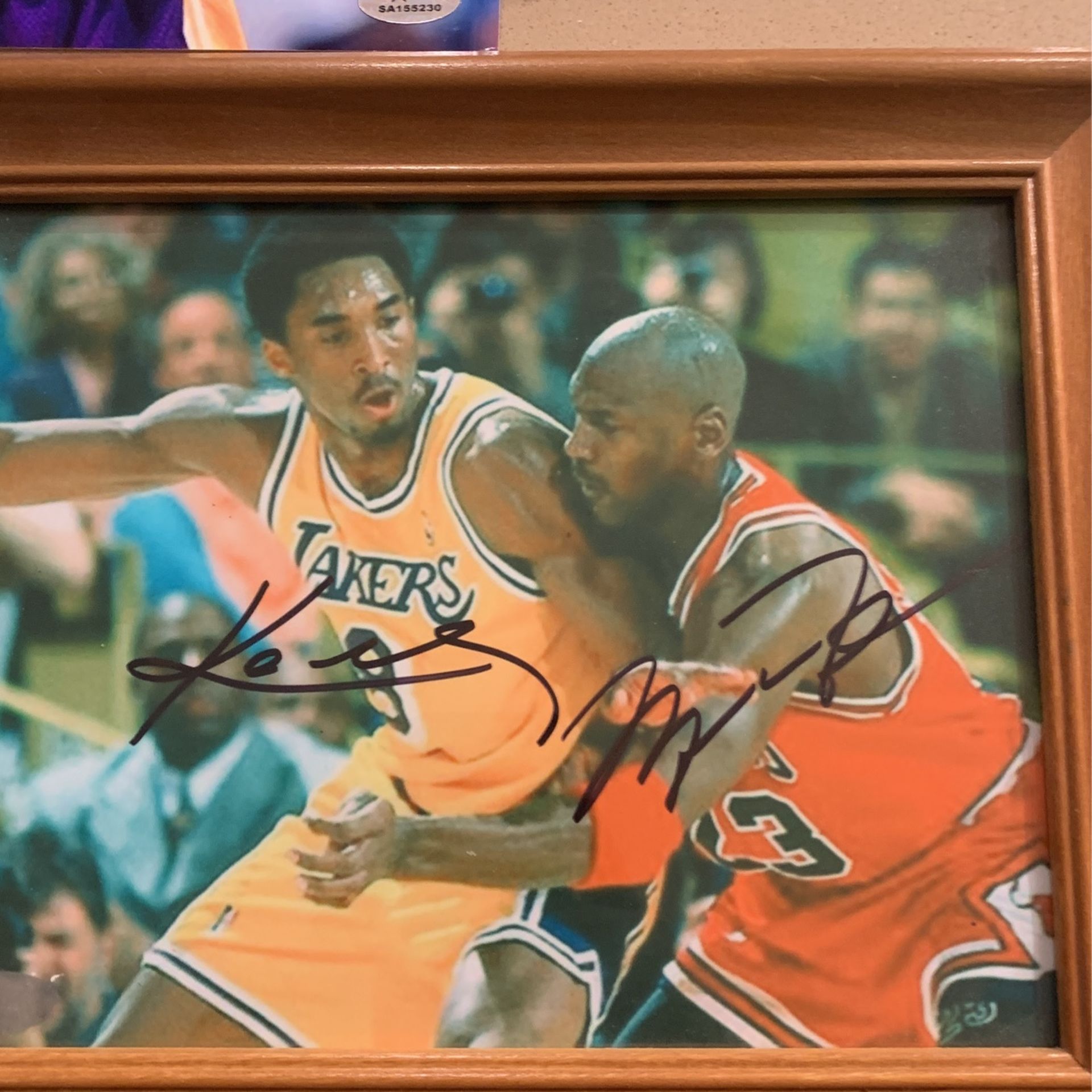 Kobe Bryant And Michael Jordan Autographed Pictures for Sale in ...