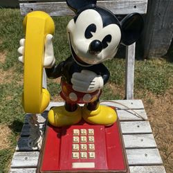 Vintage Mickey Mouse Phone 1976