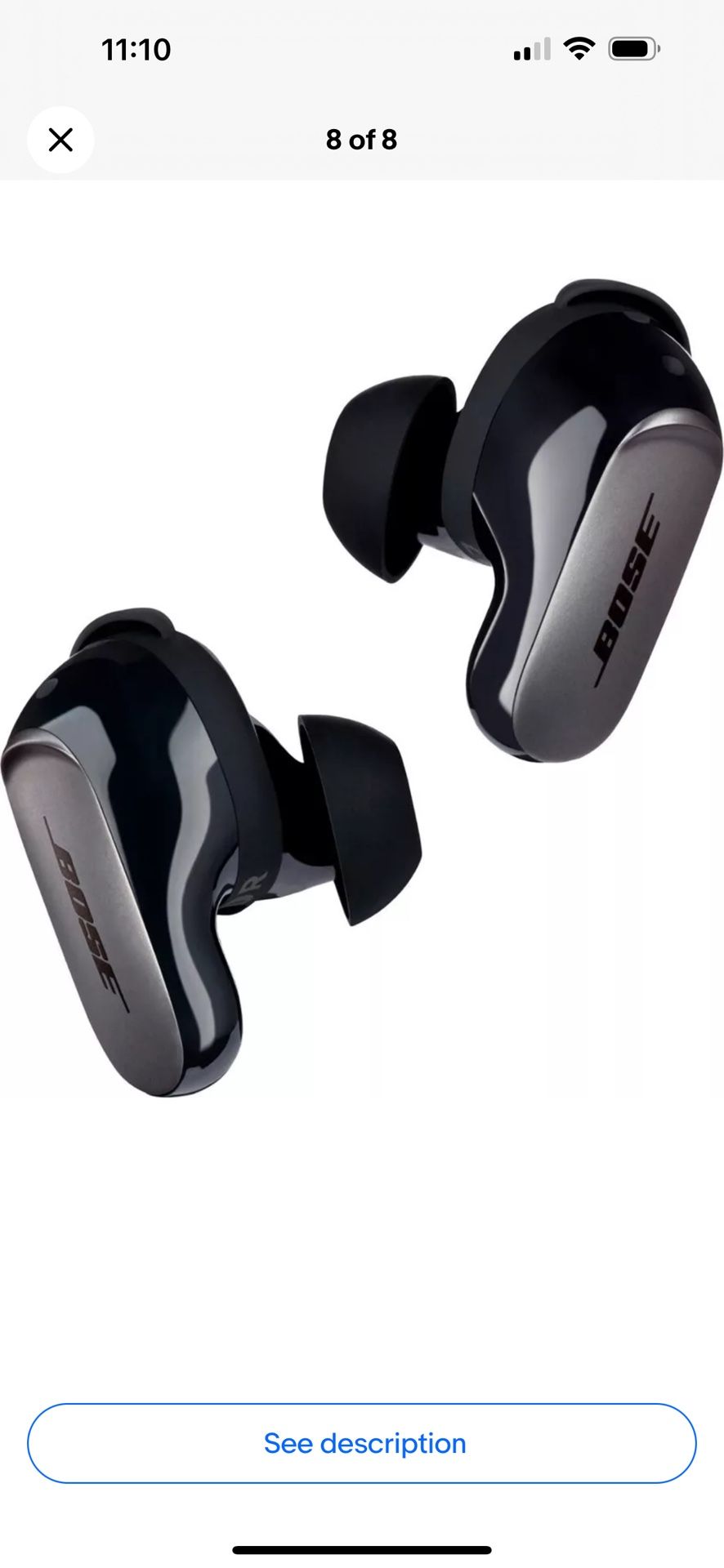 Bose - QuietComfort Ultra True Wireless Noise Cancelling In-Ear Earbuds ...