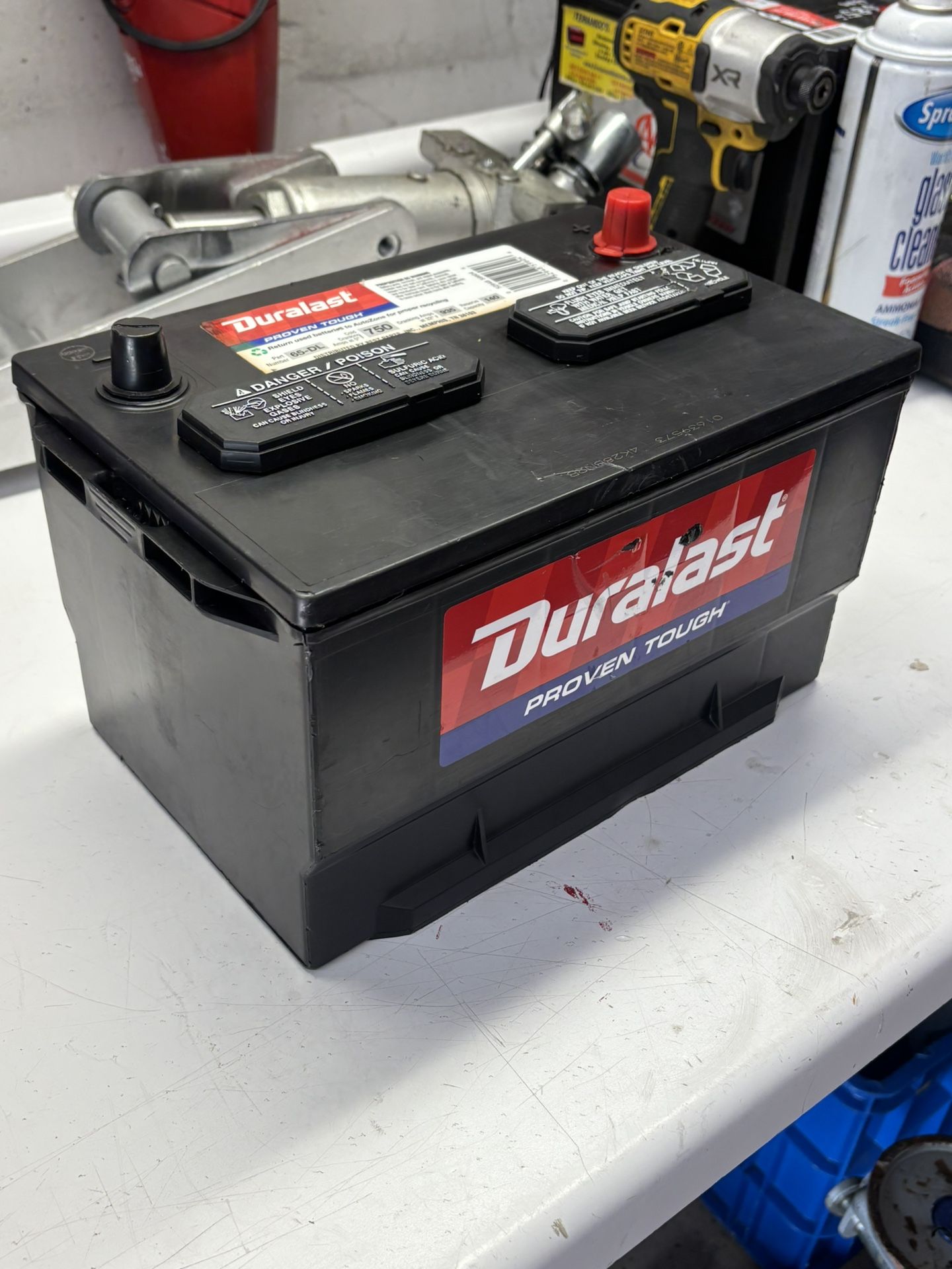 Duralast Group Size 65 Battery 65-DL 750CCA for Sale in Las Vegas, NV ...