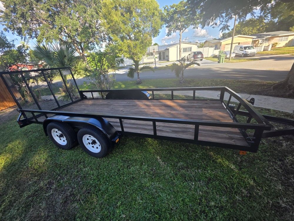 FOR SALE: 2010 Hammerdown Utility Trailer – 16ft x 7ft – Double Axle ...
