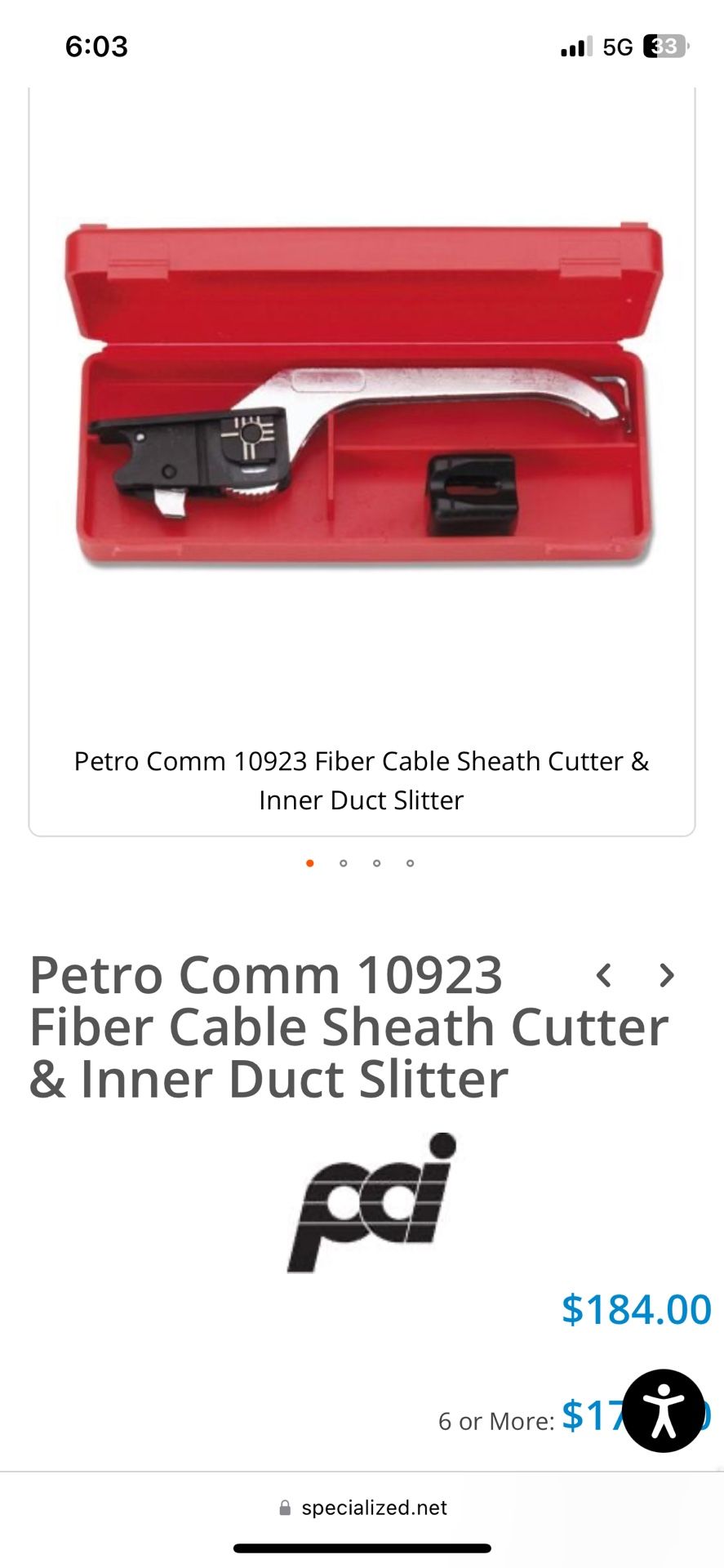 Fiber Cable Sheath Cutter & Inner Duct Slitter for Sale in Mesquite, TX ...