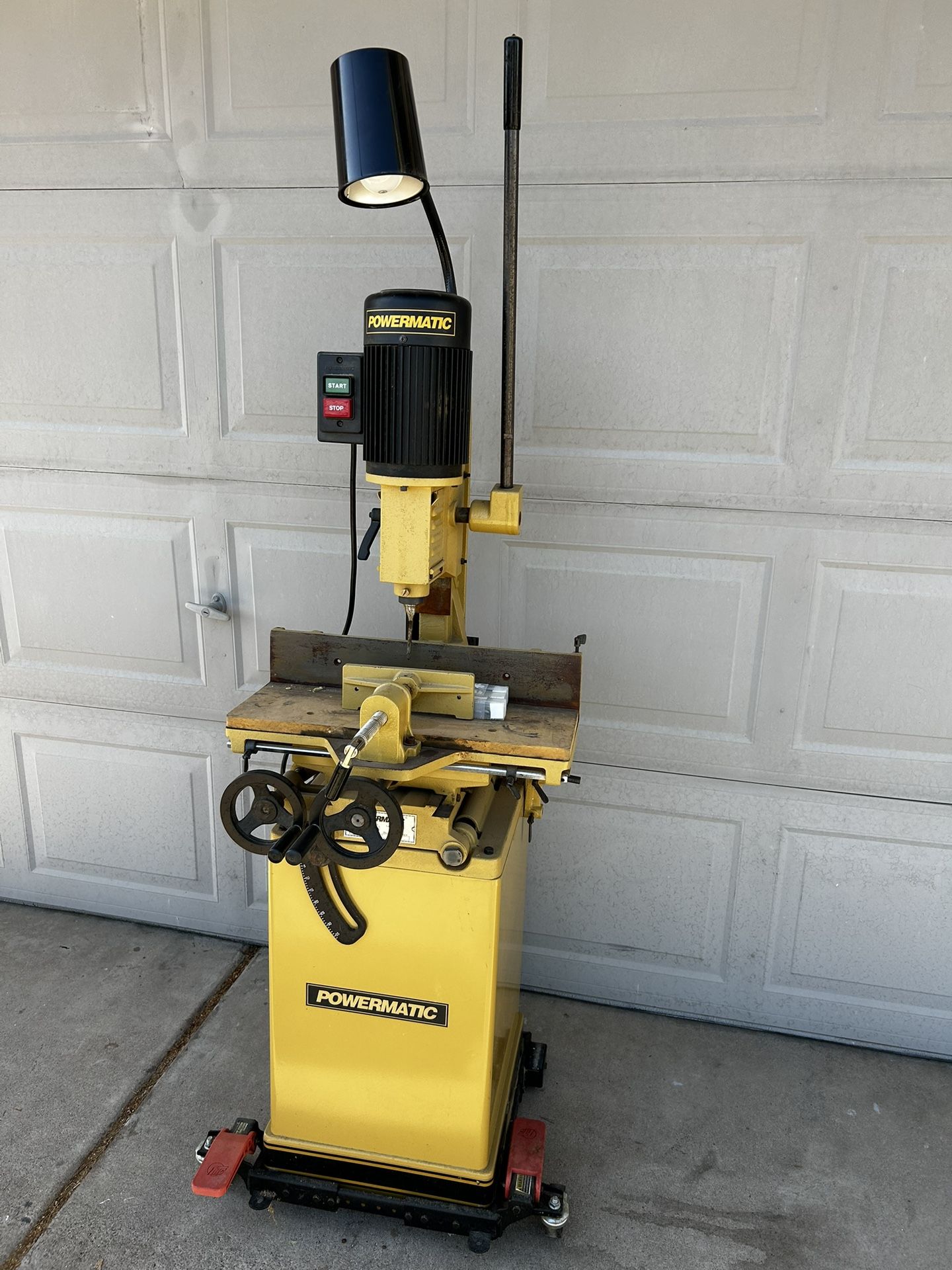 Powermatic Tilt Table Mortiser With Stand And Shop Dolly for Sale in ...