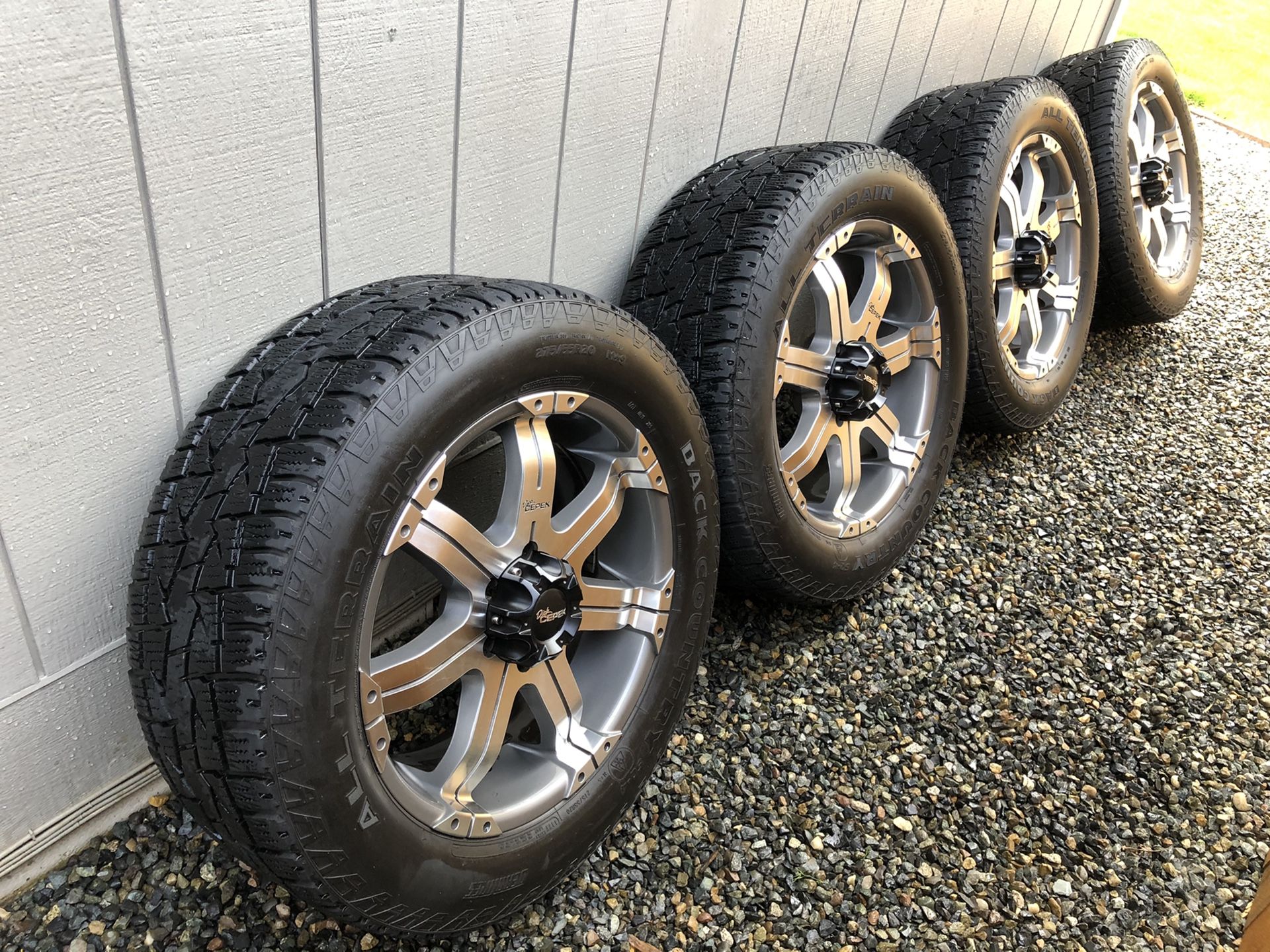 20 inch Dick Cepek 6 lug wheels with tires great condition for Sale in ...