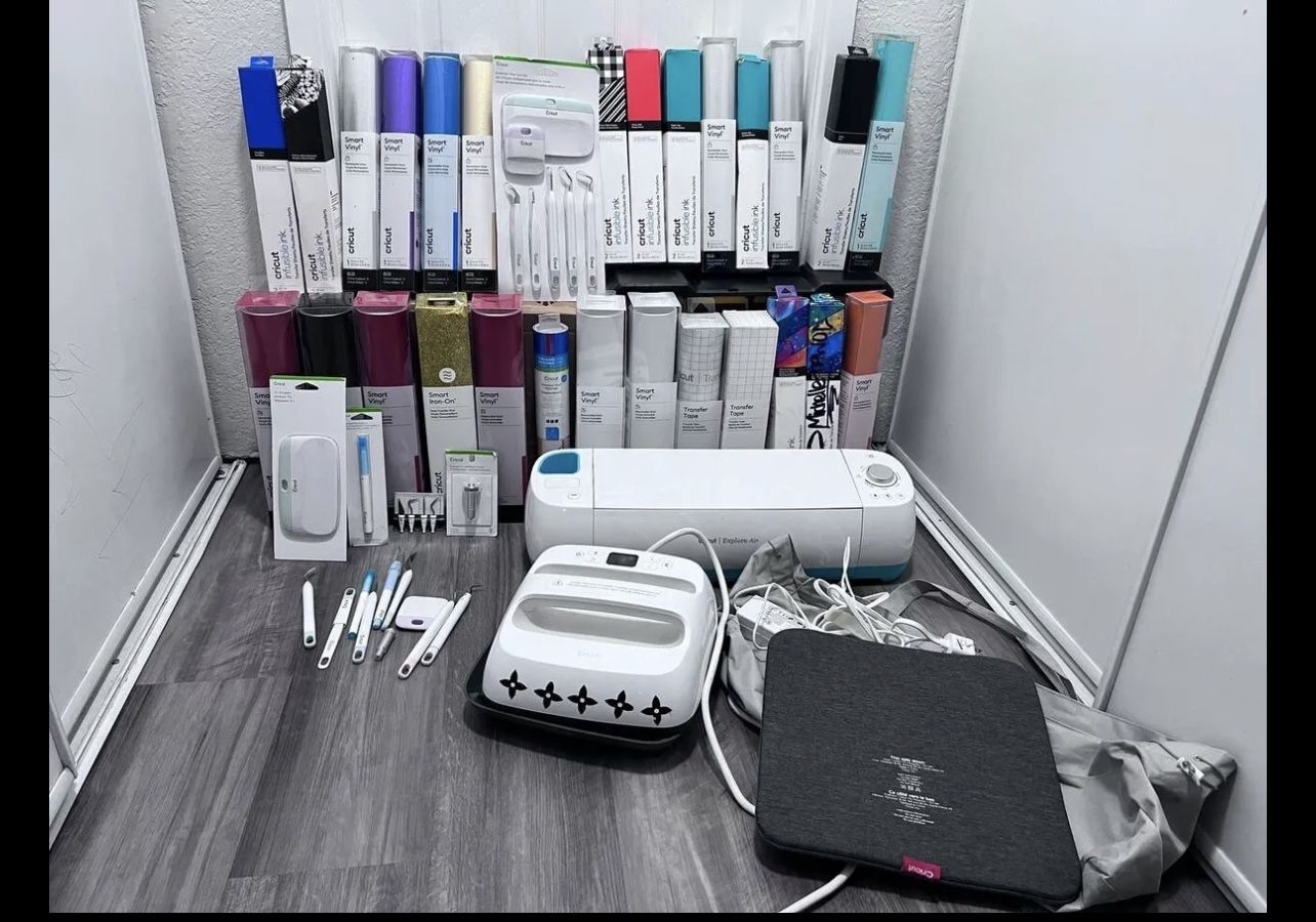 Cricut Explore Air 1. Casy press 2. See description... for Sale in ...