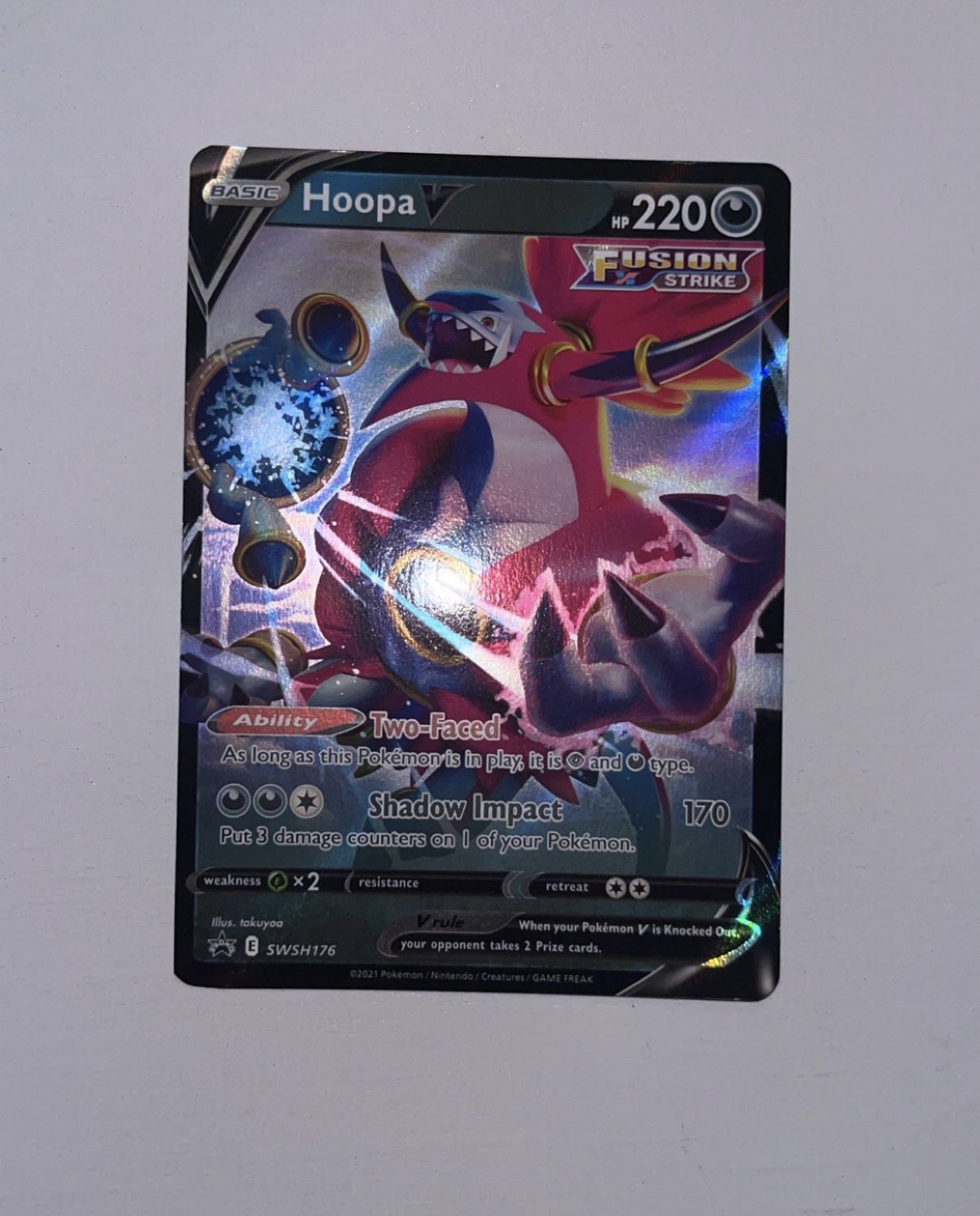 Hoopa Pokemon Card