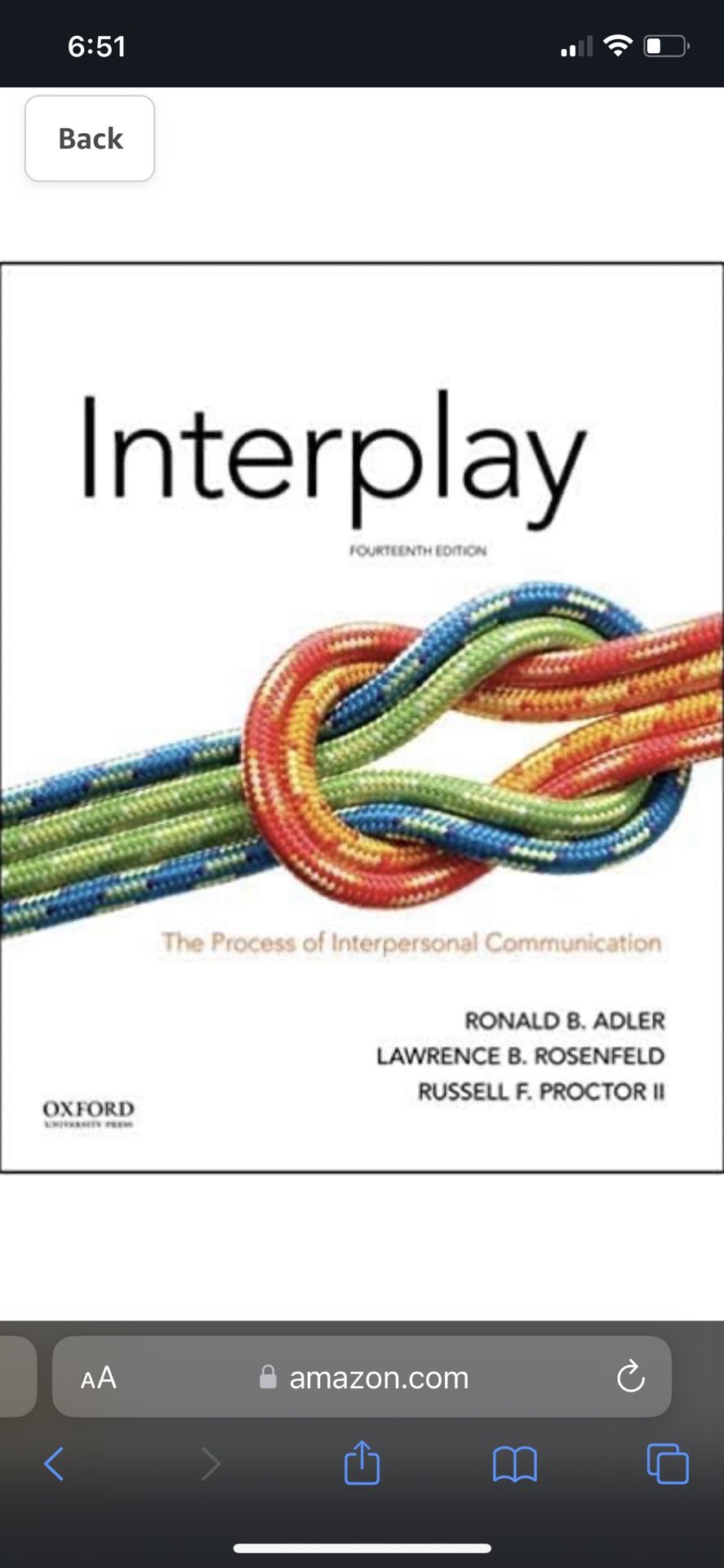 Interpersonal Communication Book