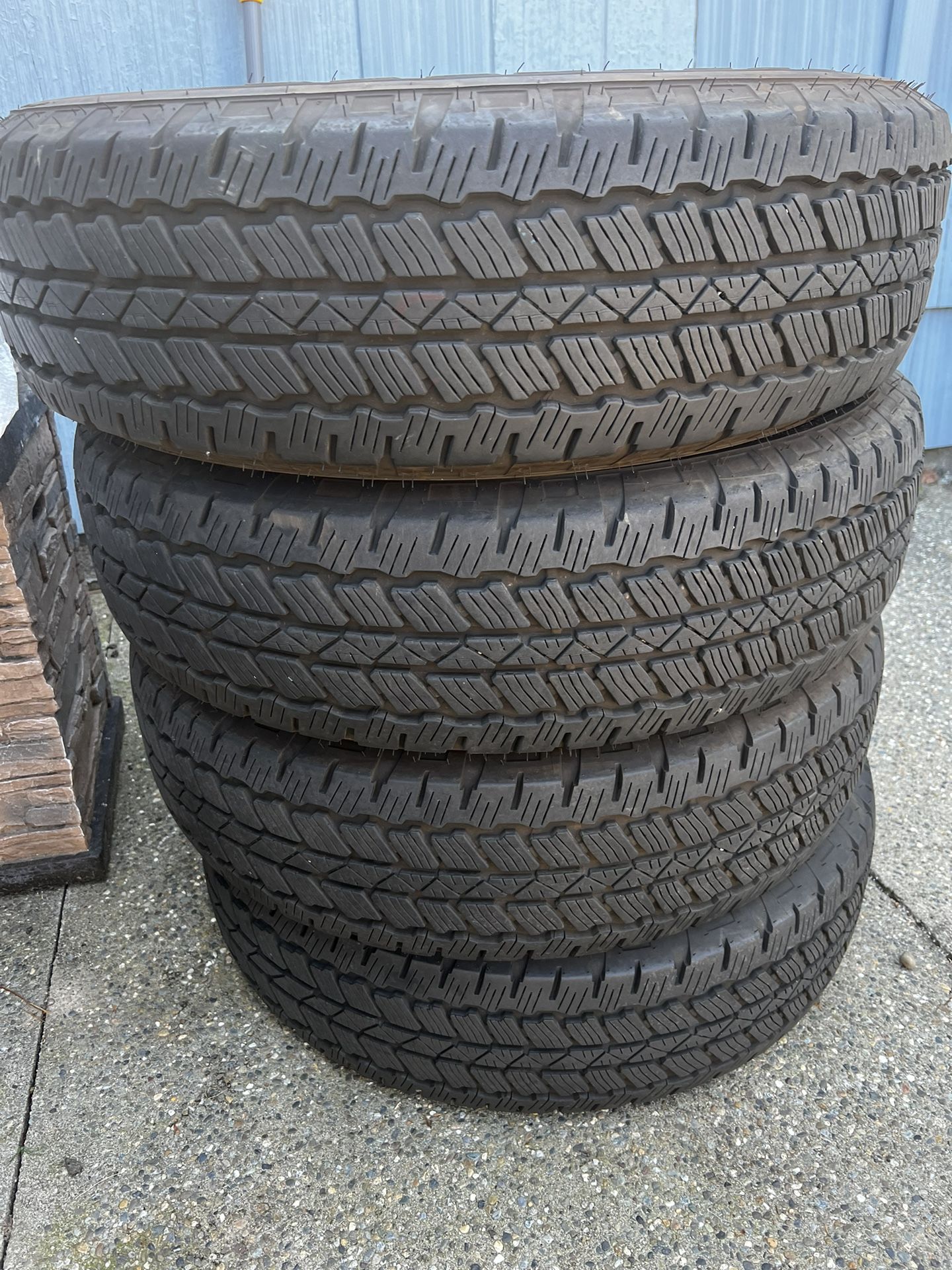 32" Tires Bridgestone Dueler 255/75 R17 115T (Five Tires) Bronco Jeep ...