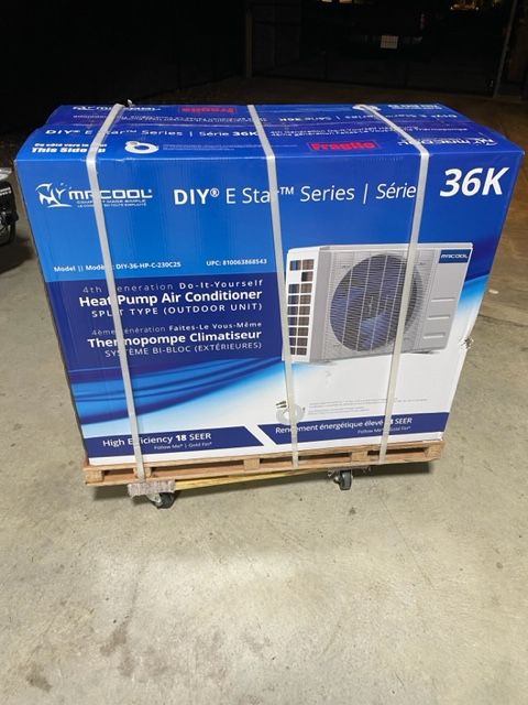 Brand New MrCool DIY 36,000 BTU 3-Ton Mini Split Heat Pump Condenser ...
