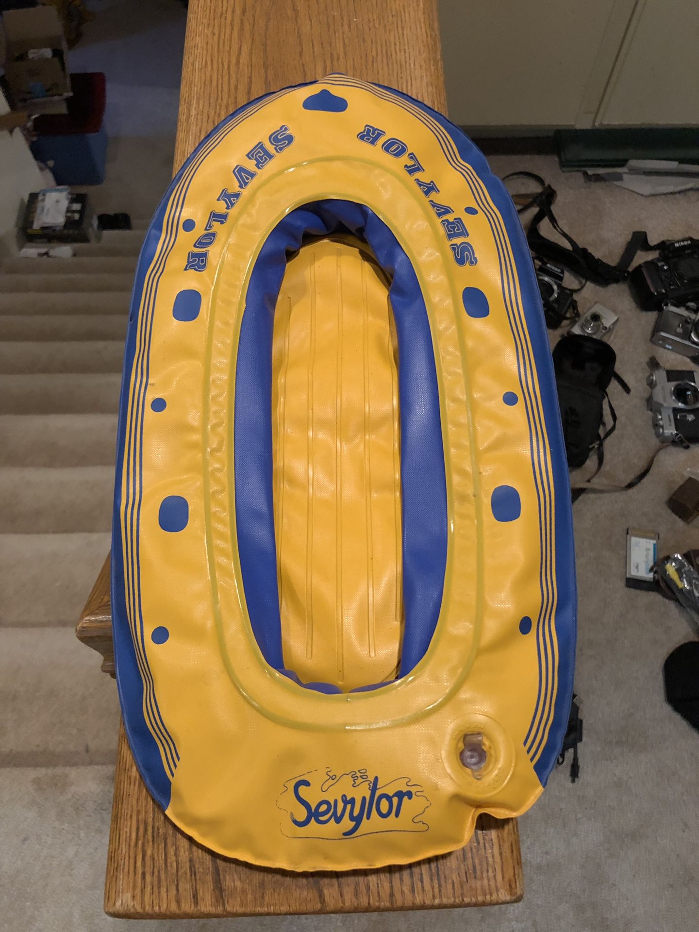 Sevylor Raft Cooler Float vintage rare inflatable mini floatable pool ...