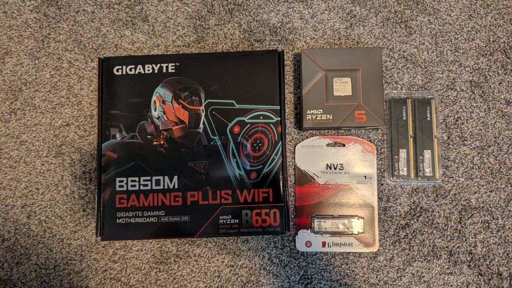 Gaming PC Parts Bundle (Motherboard, CPU, RAM, Storage) for Sale in ...