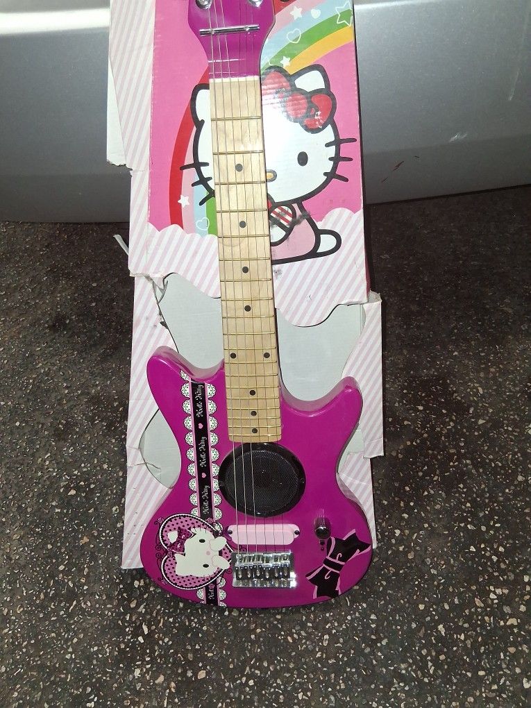 Hello KITTY GUITAR for Sale in San Antonio, TX - OfferUp