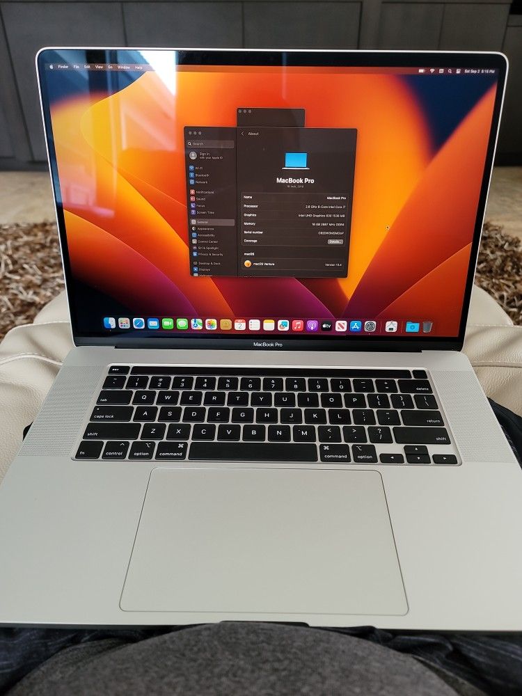 MacBook Pro 16-inch (late 2019 Gray) 2.6 I7 processor, 16gb RAM 512gb SSD-A++ Condition! Sell ...