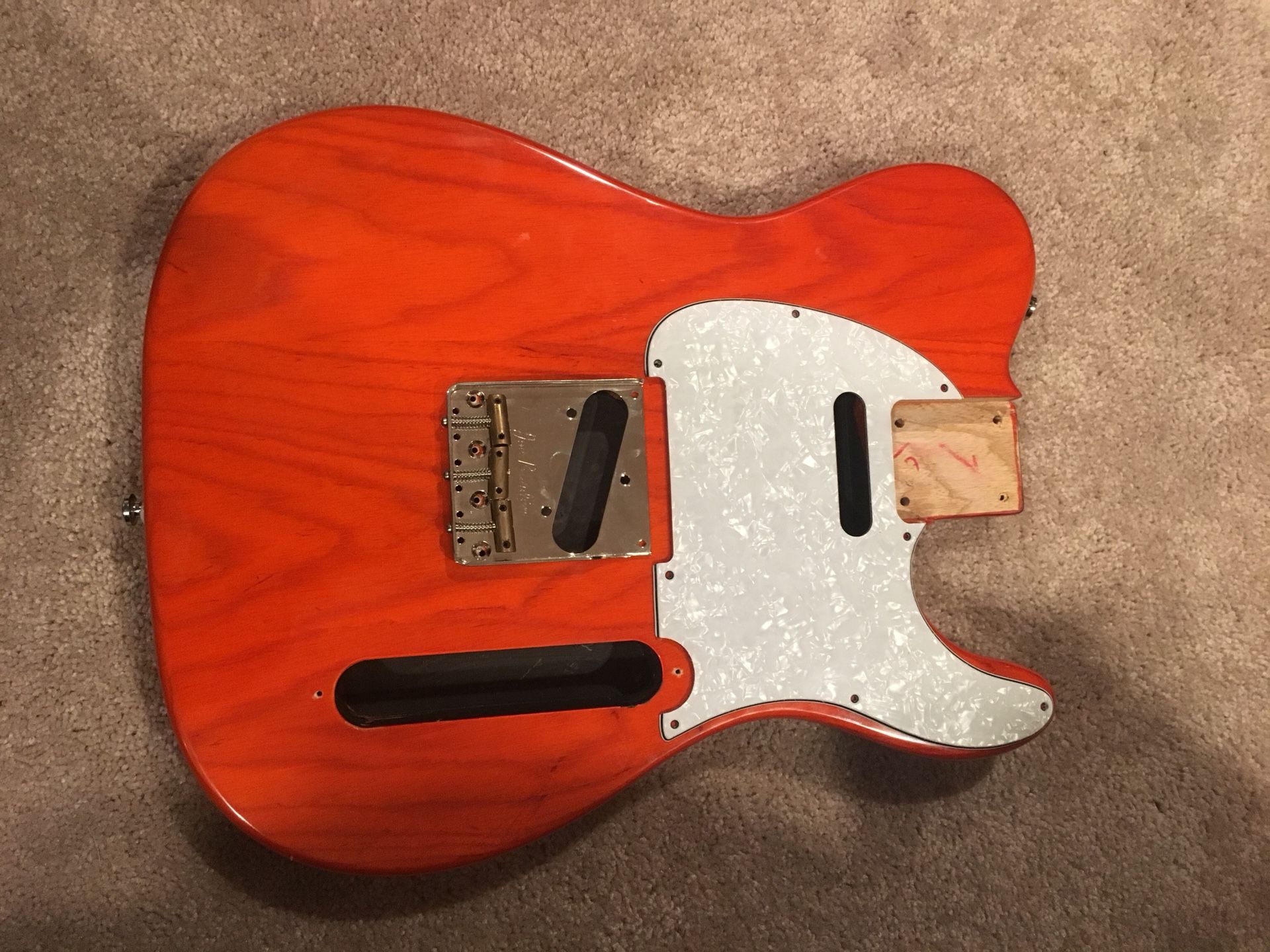 G&L ASAT body Joe Barden bridge pearloid pickguard like new! Telecaster ...