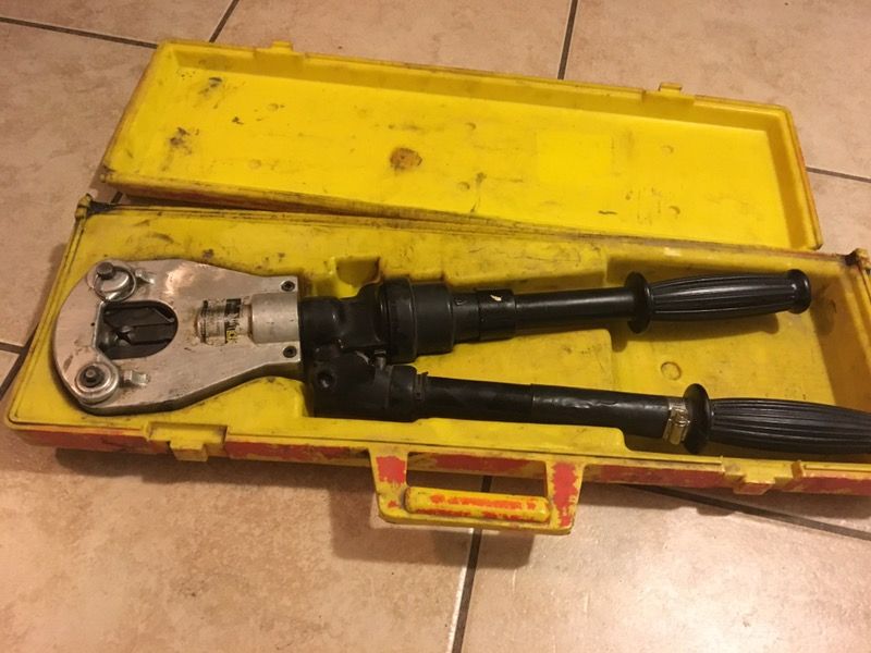 Anderson Square D VR-7FT Hydraulic Cable Crimp Crimper Tool for ...