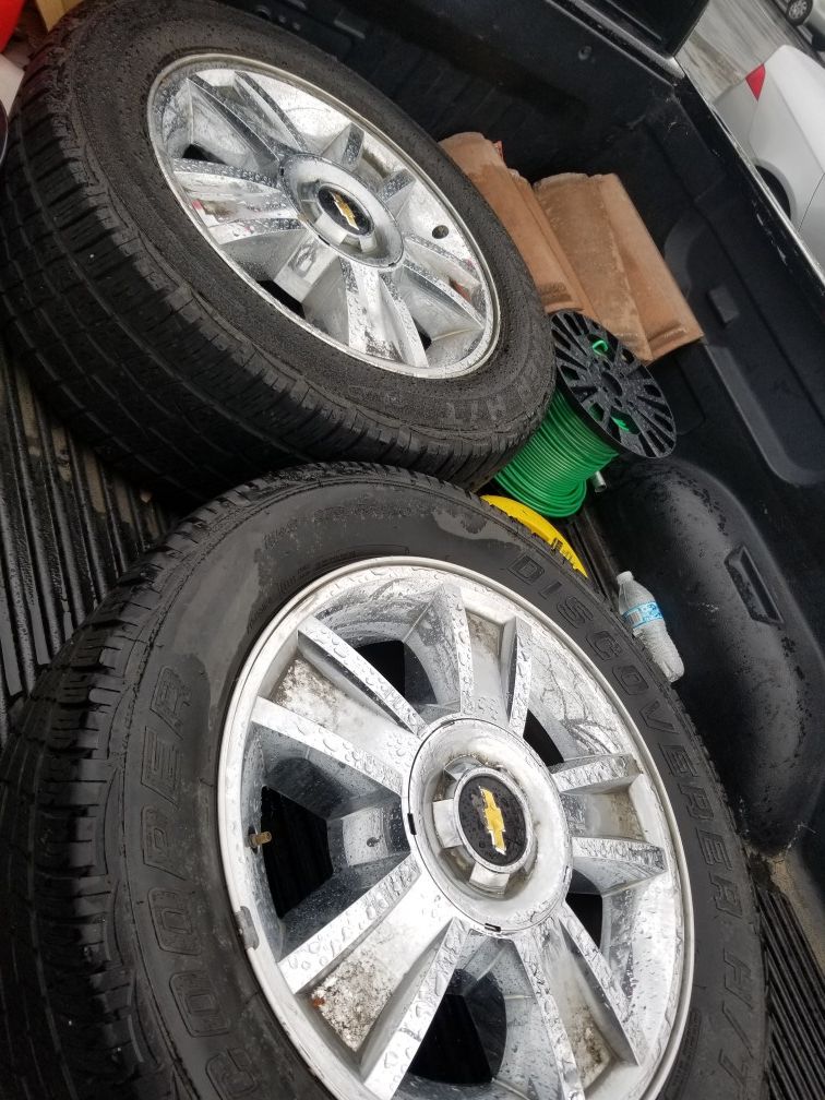 20 Inch Chevy stock chrome rims LT Silverado for Sale in Newark, CA ...