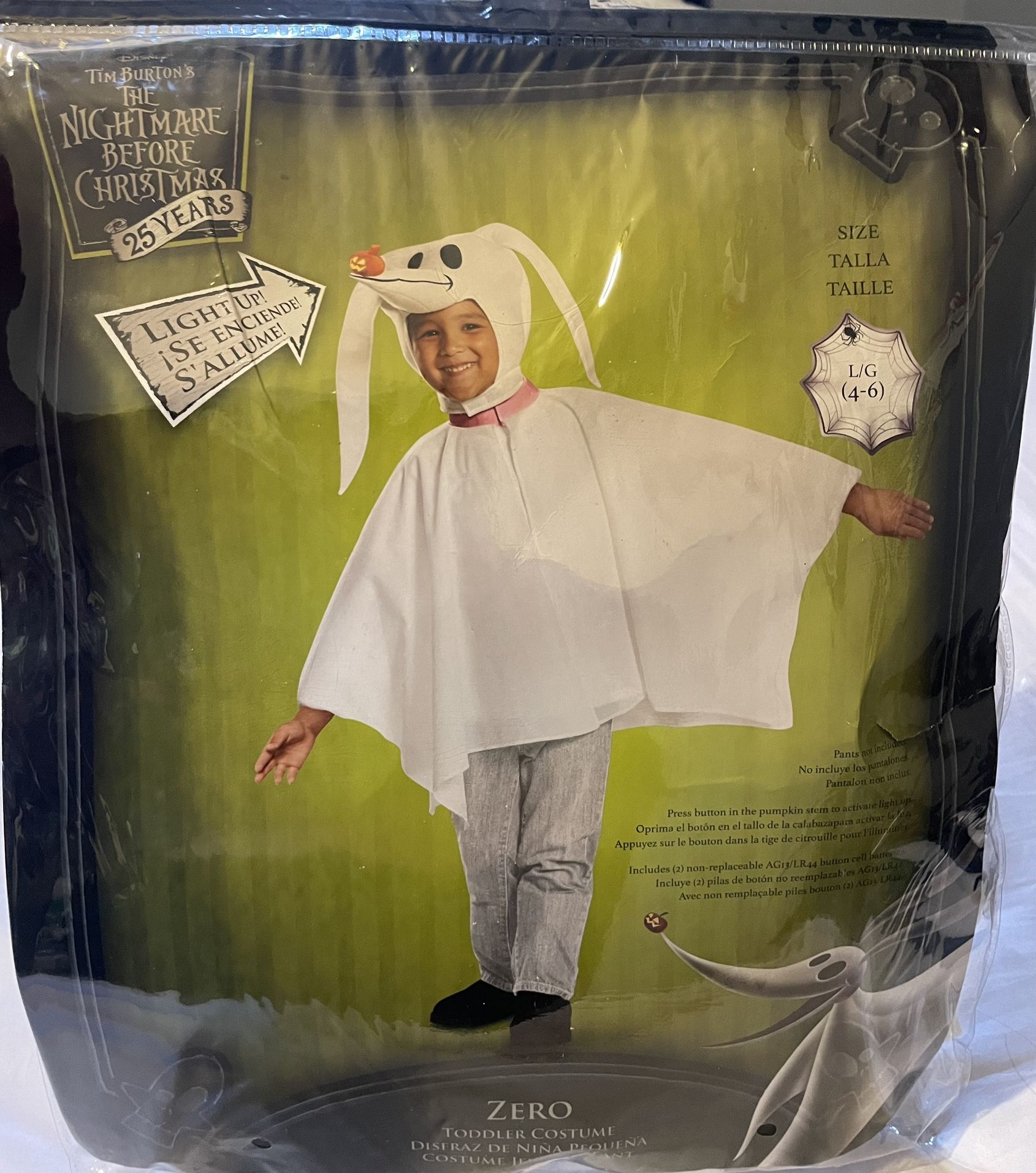 Nightmare Before Christmas Zero Costume