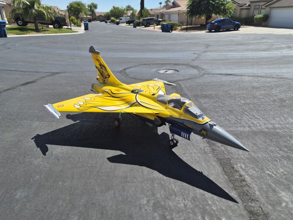 FMS 80mm EDF RC Jet Rafale (Newest Model) PNP 10/10 with Extras for ...