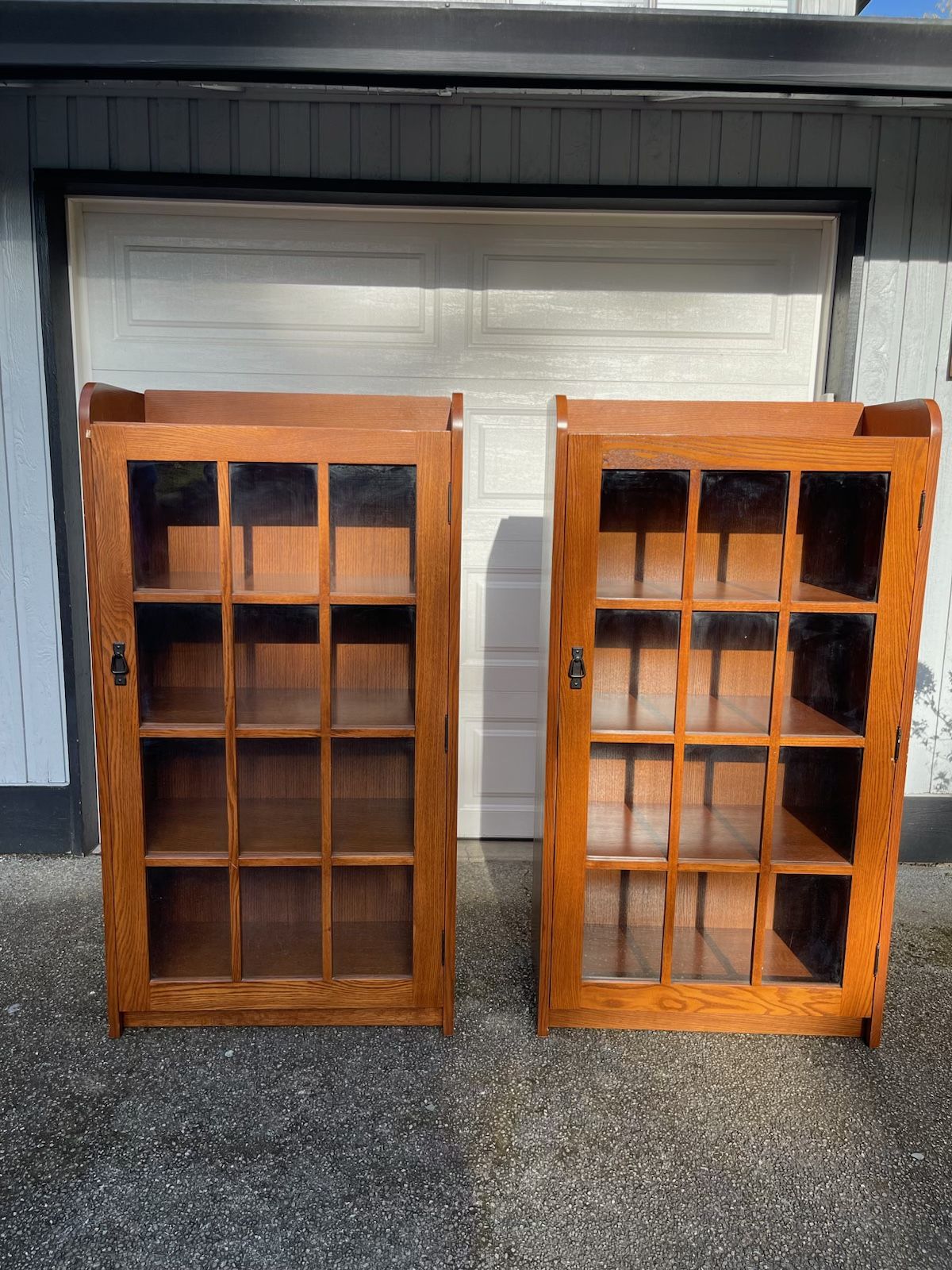 (Pending Pick Up) 2 Mission Style Bookcases for Sale in Kent, WA - OfferUp