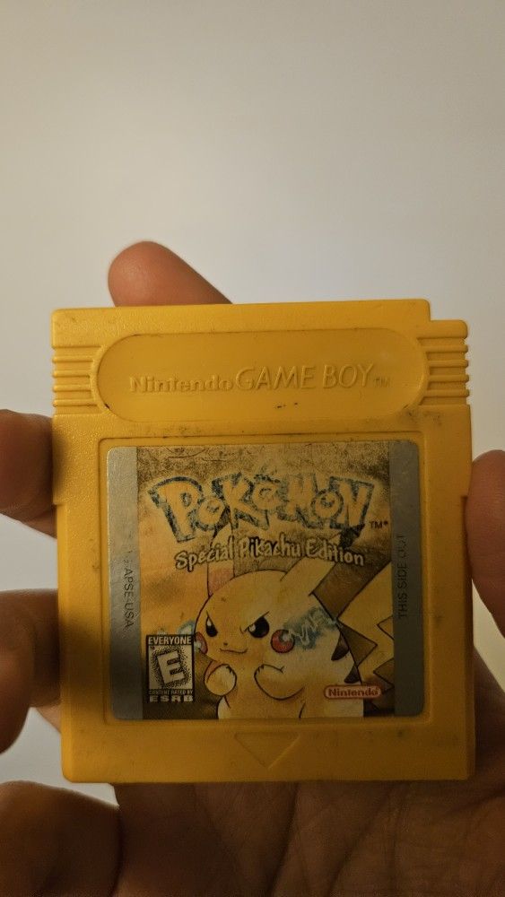 Pokemon Special Pikachu Edition (Yellow) Gameboy Color AUTHENTIC for ...