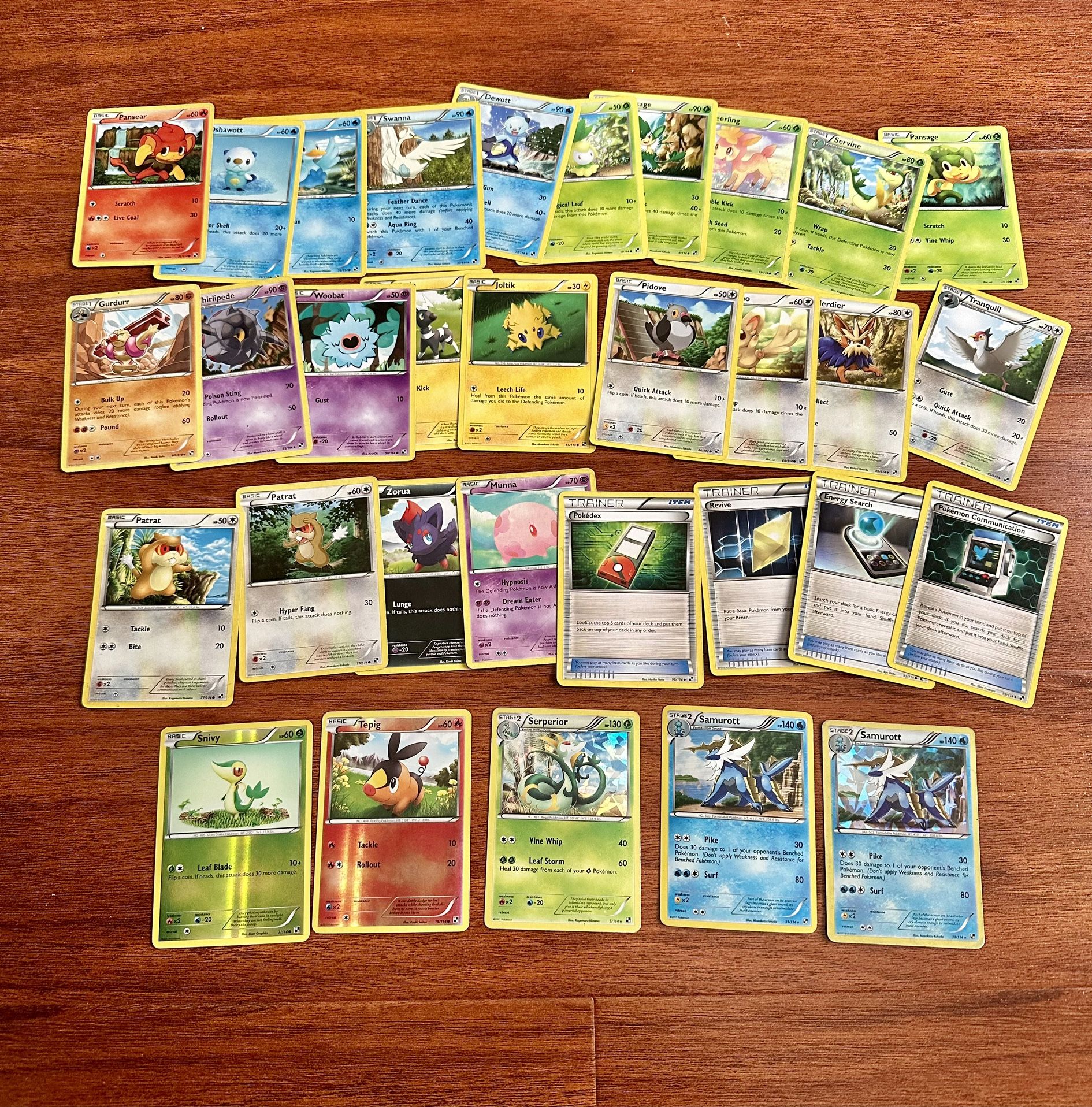 Pokemon Black And White Cards Rare