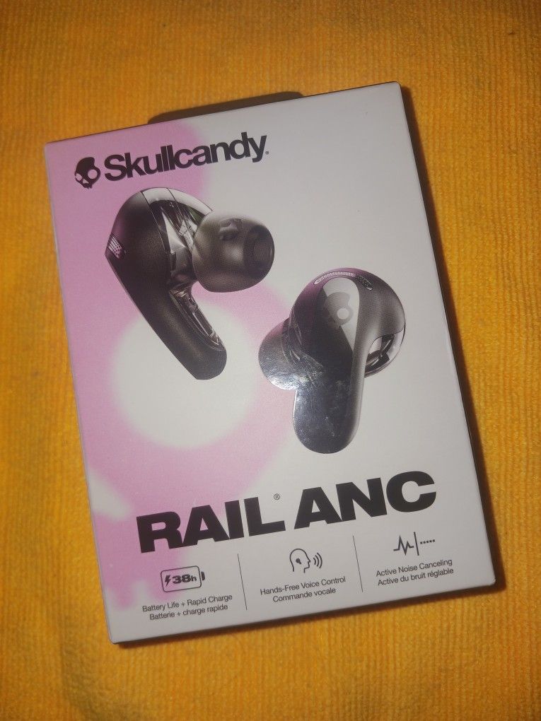 SKULL CANDY *• Rail ANC •* Active Noise Cancelling Earbuds BRAND NEW ...