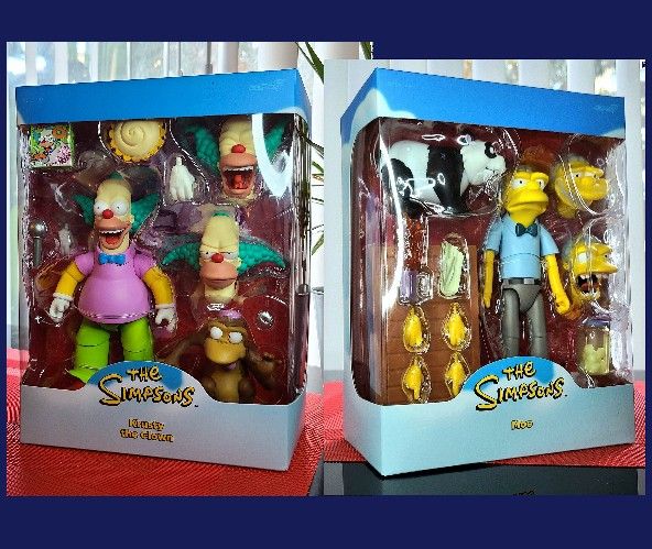 Super7 The Simpsons Ultimates Krusty The Clown & Moe Sizlak Action ...